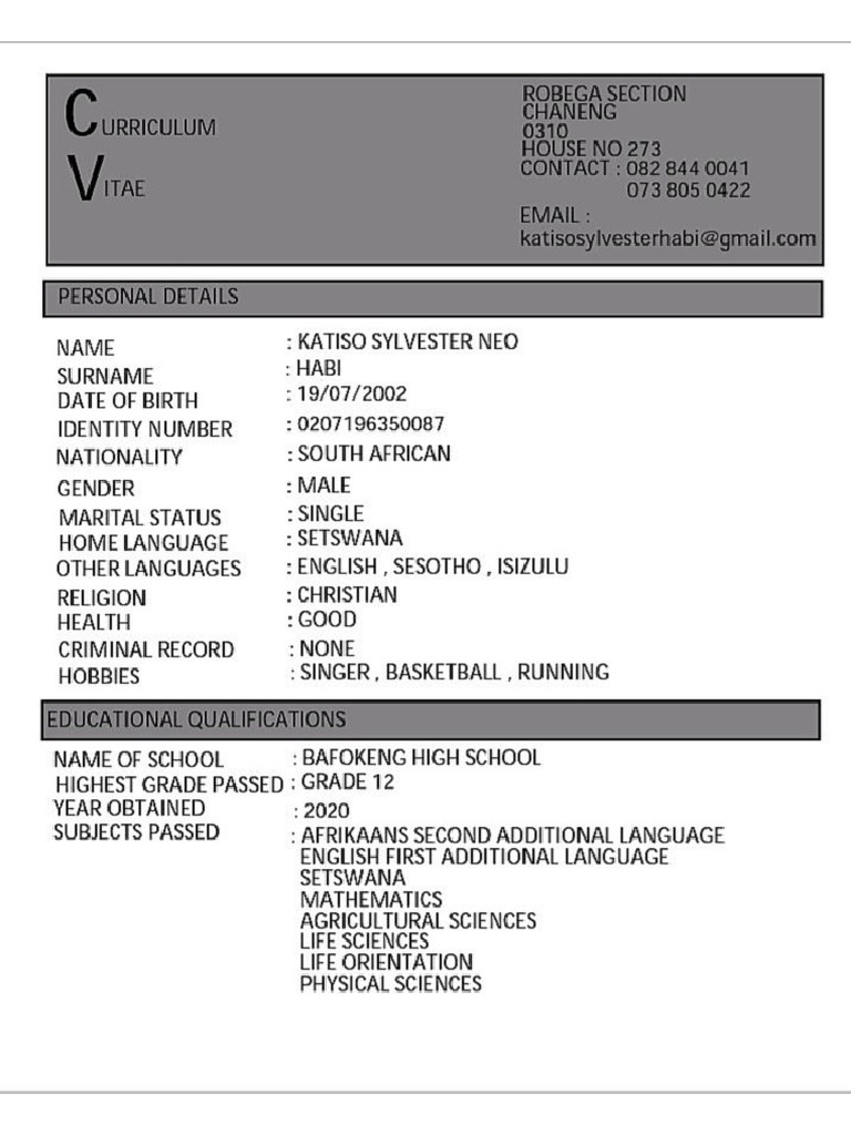 Certificate Vitae Neo | PDF