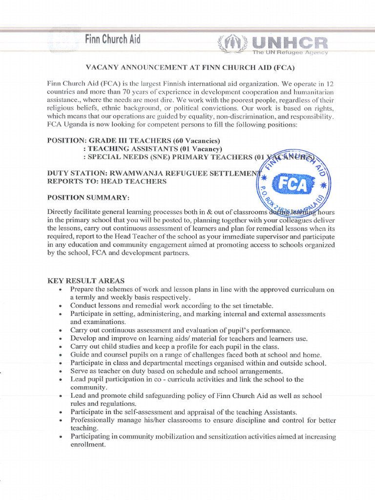 Advert Teachers | PDF