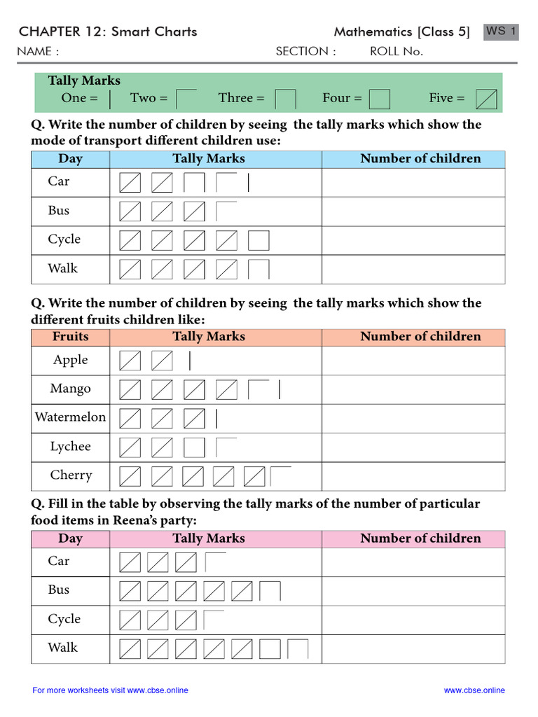 Math Worksheet 11 | PDF
