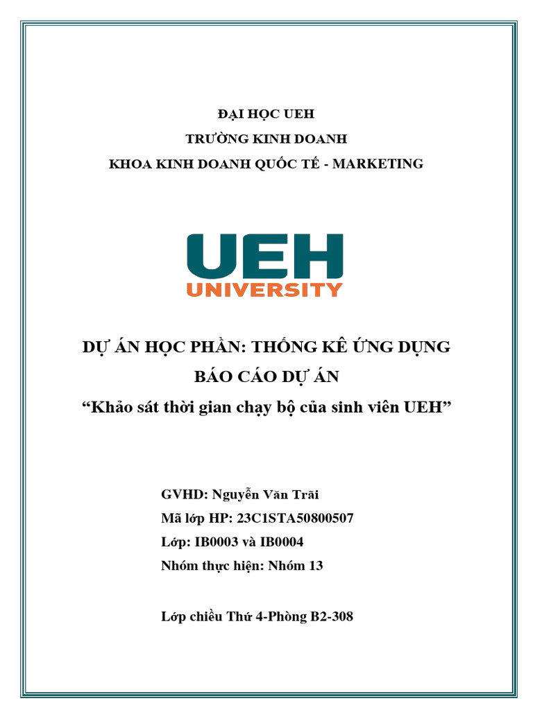 THỐNG KÊ KTHP - Docx 1 | PDF