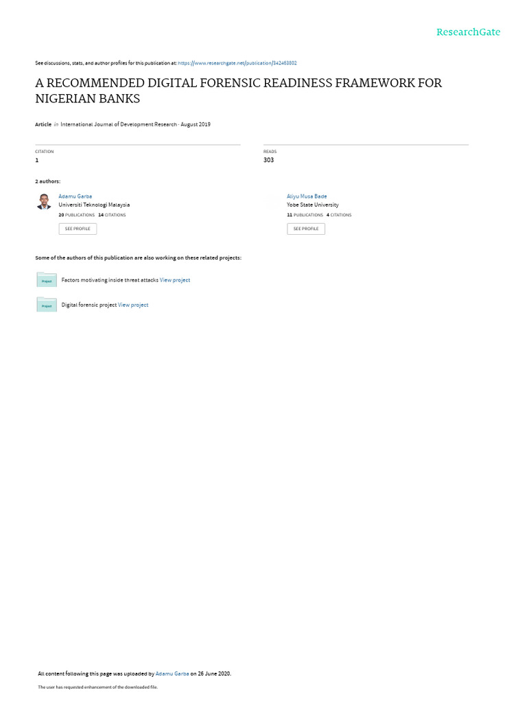 Secondjournalpublish 2019 | PDF | Computer Security | Security