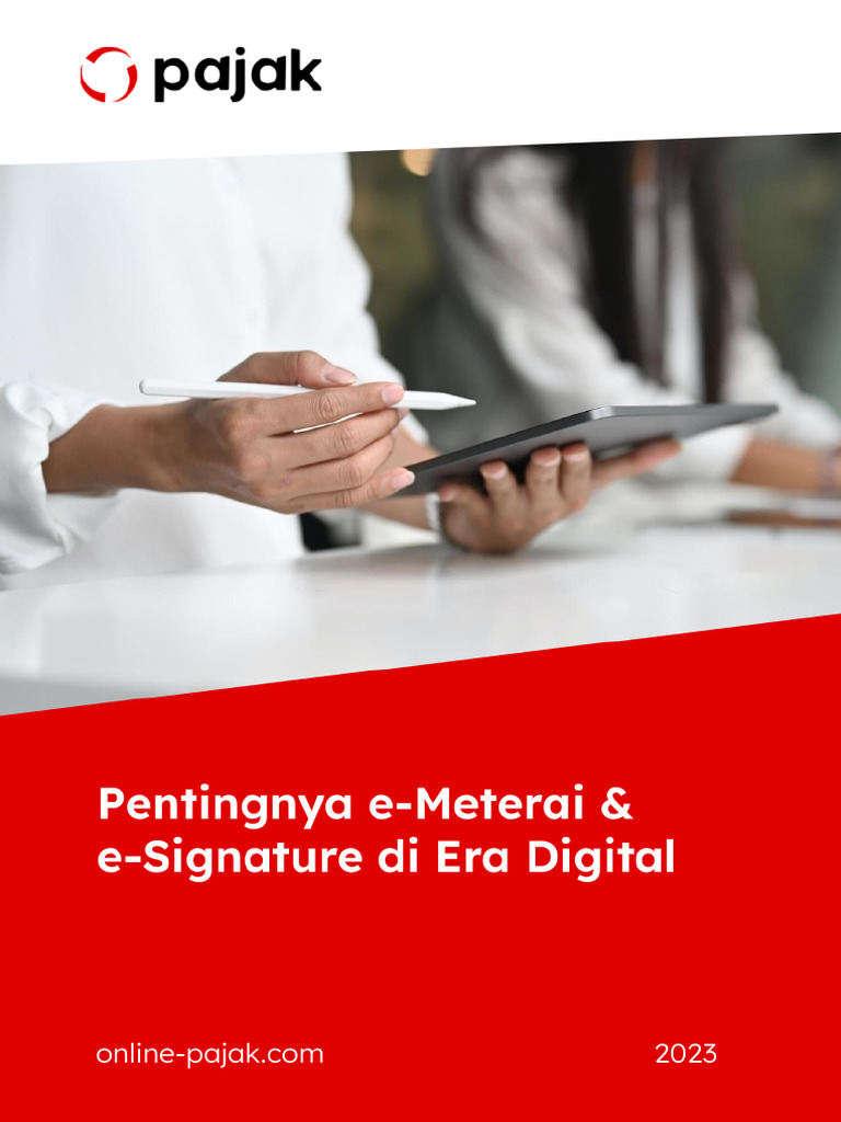 Penggunaan e-Meterai dan e-Signature | PDF | Teknologi & Rekayasa