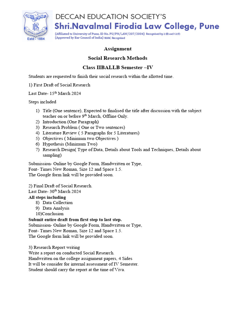 Social Research Methods Assisgment Main | PDF | Art