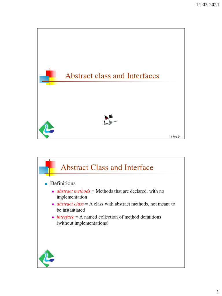 5 Packages And Interface Pdf Class Computer Programming Method Computer Programming