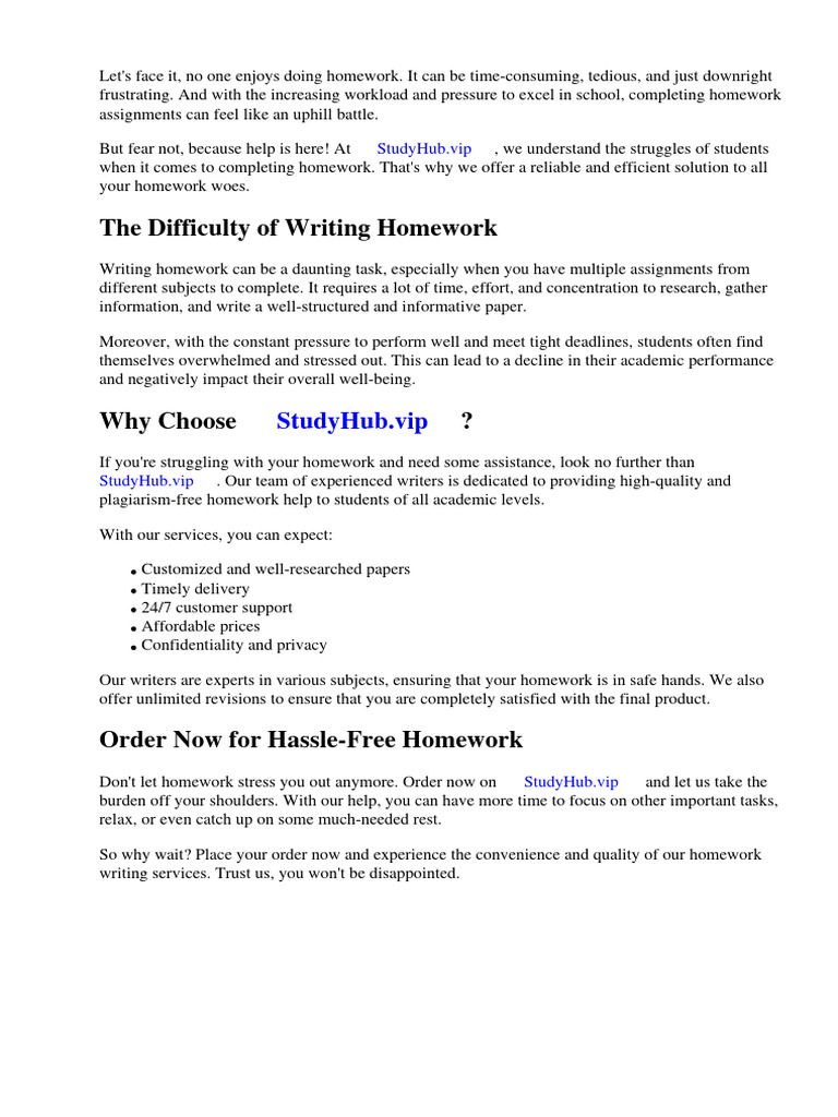 I Will Have Finished My Homework | Download Free PDF | Homework | Teachers