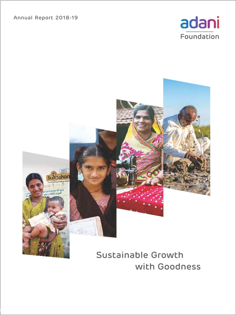 Adani Foundation Annual Report 2018 | PDF | Health Care | Agriculture