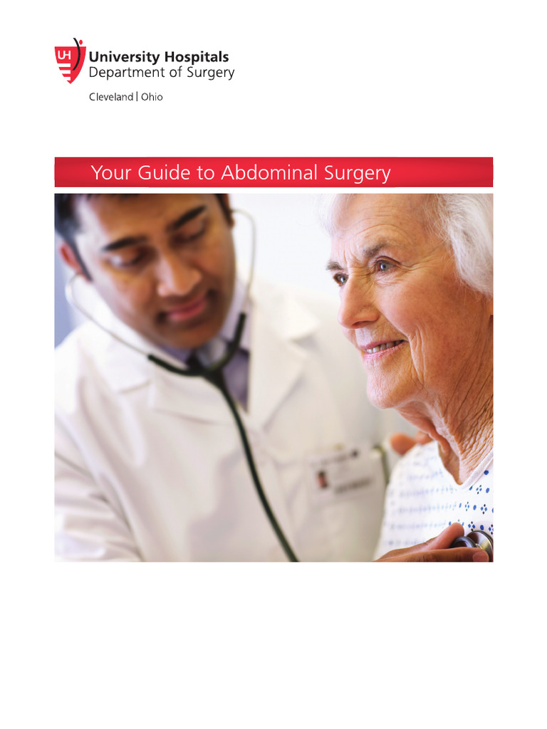 Your Guide To Abdominal Surgery | PDF | Constipation | Surgery