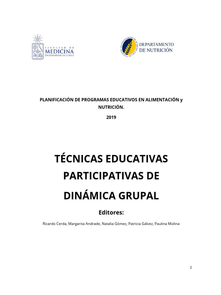 2019 09 03 Manual T Cnicas Educativas 2019 | PDF | Aprendizaje ...