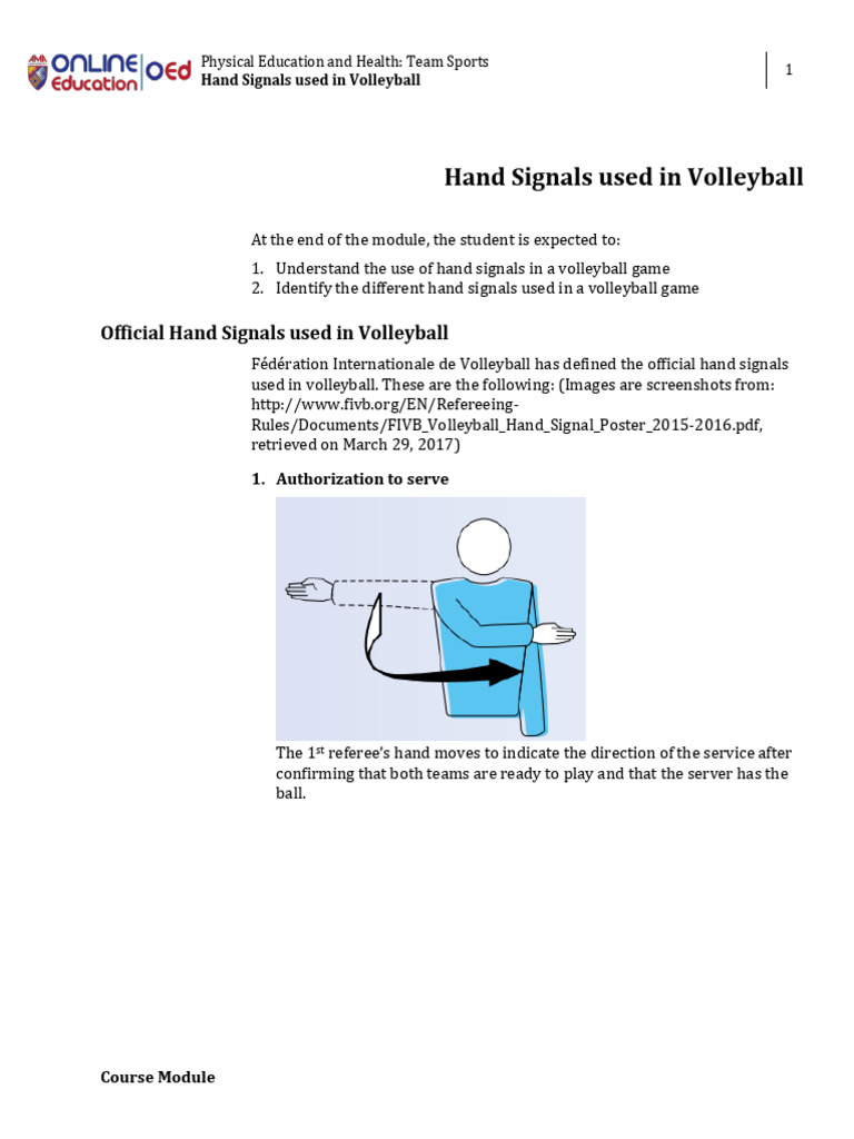 Week005-Module.pdf | PDF | Volleyball | Sports