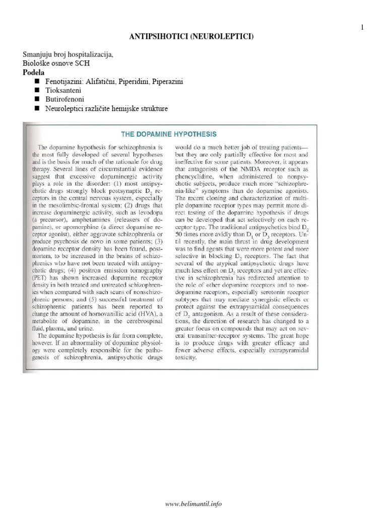 Antipsihotici | PDF