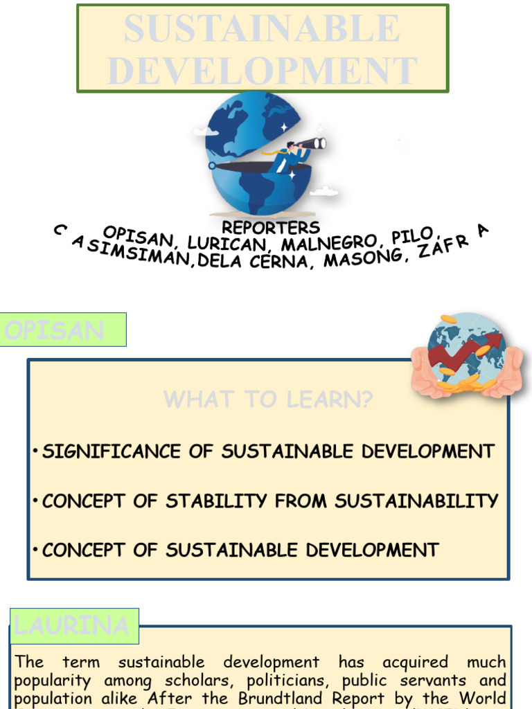 Contemporary Report | Download Free PDF | Sustainability | Sustainable Development