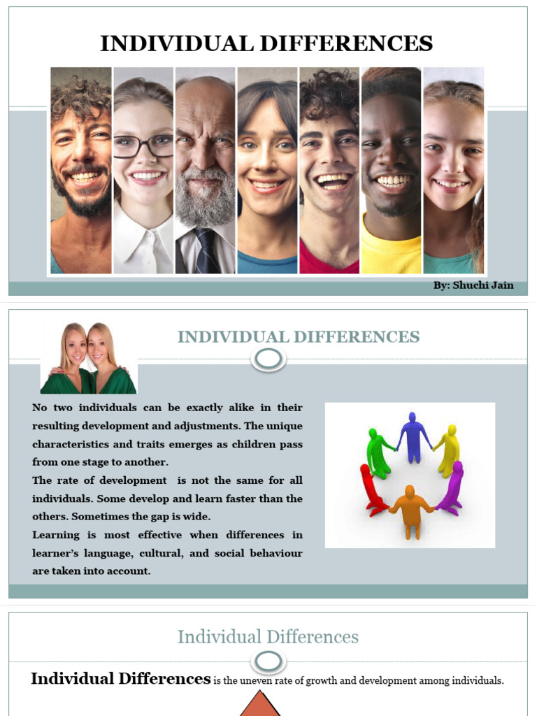 Individual Differences | PDF | Extraversion And Introversion | Psychology