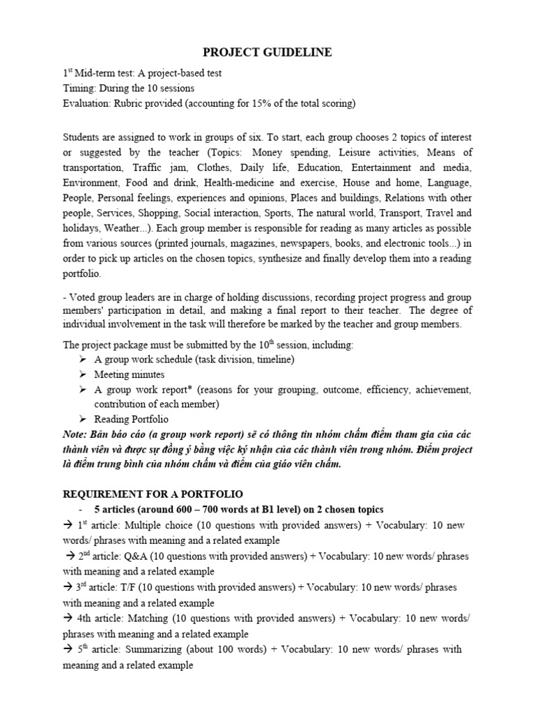 E3 - Project Guideline | Download Free PDF | Cognition | Human ...