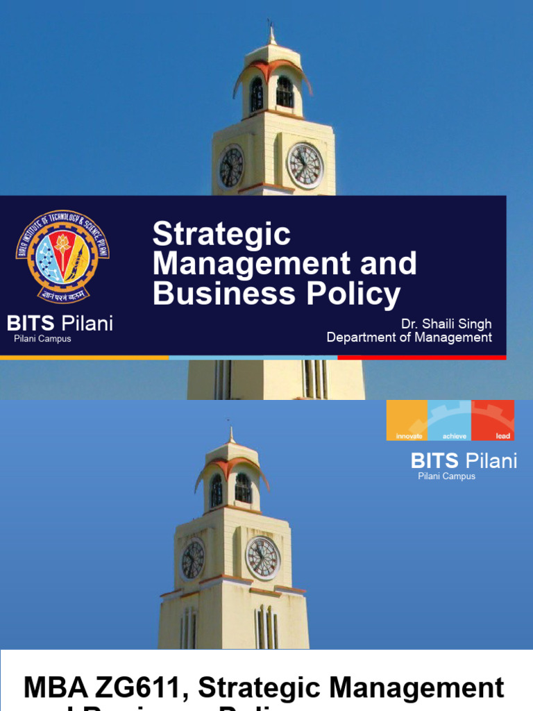 SMBP Session 1 | PDF | Strategic Management | Economies