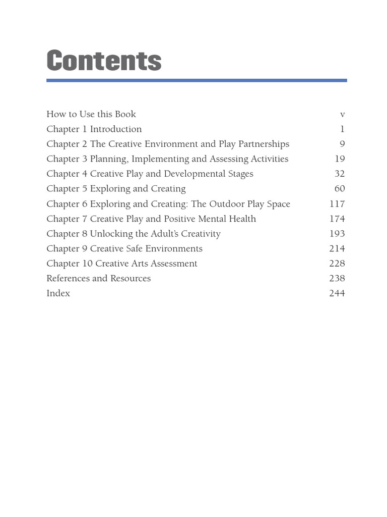 Creative Arts For Early Chilhood - Look Inside Sample | PDF | Creativity | Learning