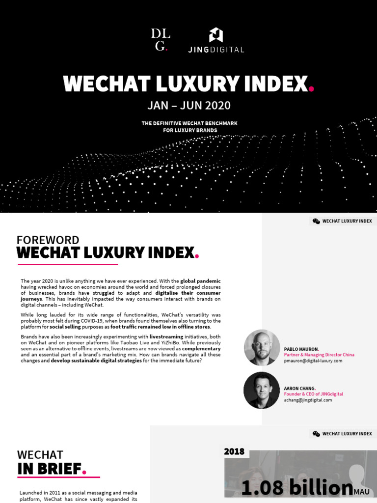 Ashley's copy_191_Jan June WeChat Luxury Index | PDF | We Chat | Brand
