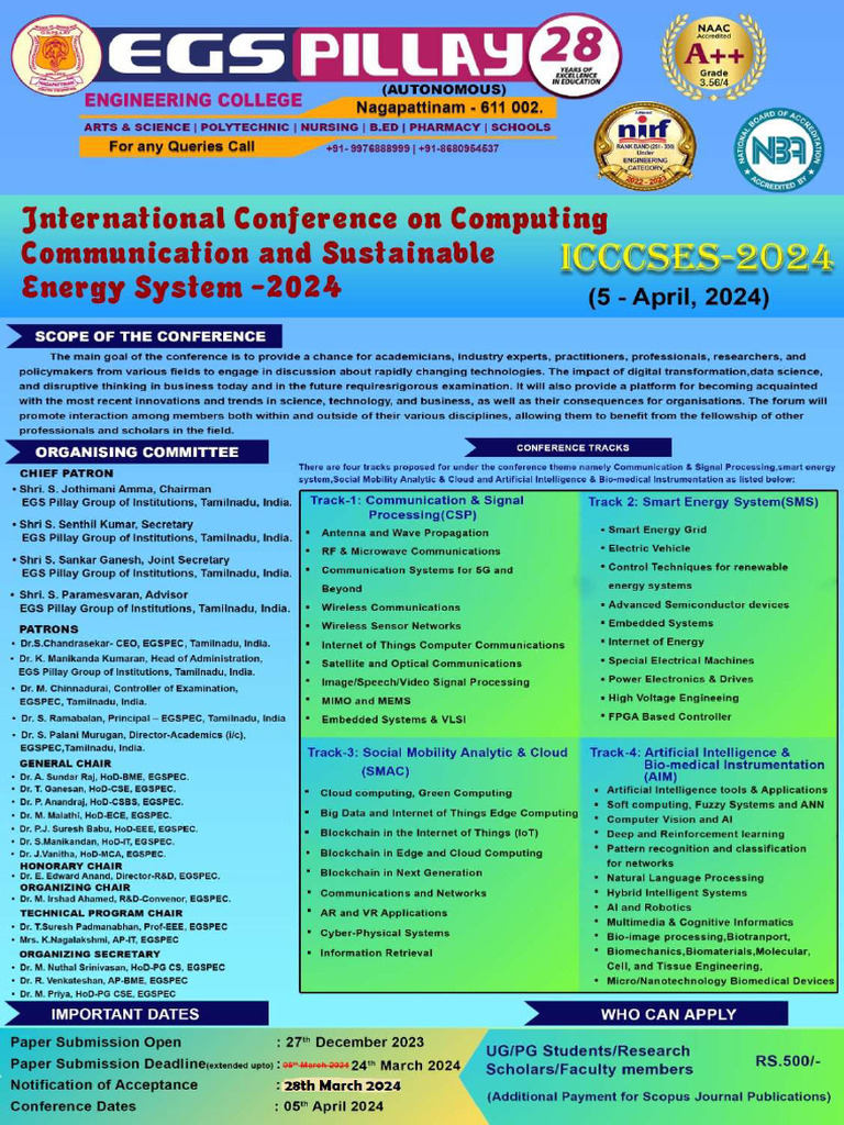 Egspec Int Conf 2024 | PDF