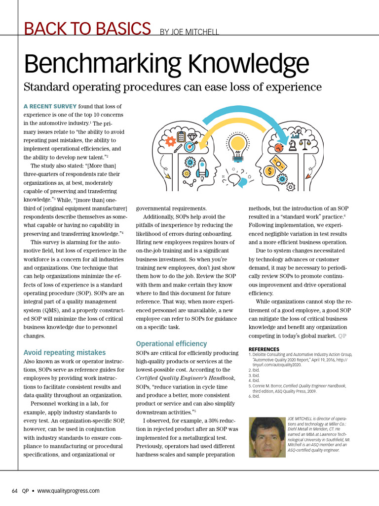 Benchmarking Knowledge | PDF | Knowledge | Business