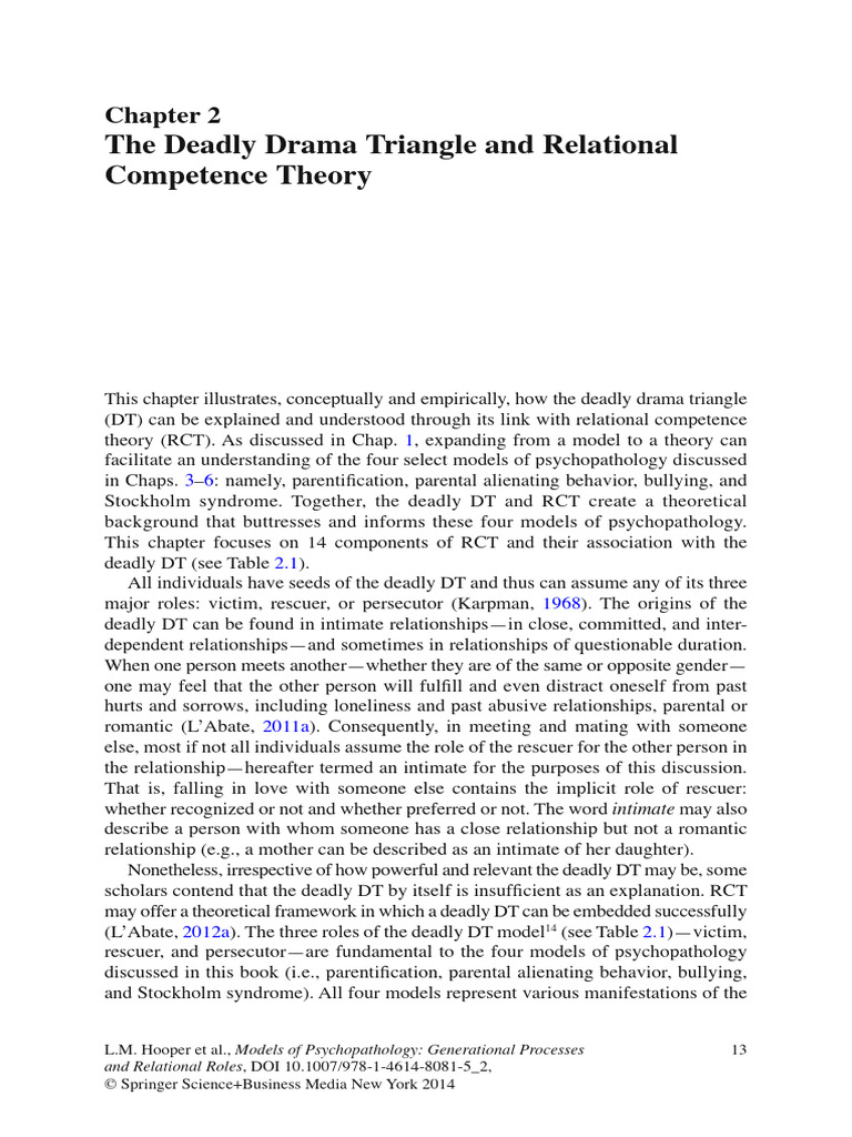 Relational Competency Theory | PDF | Psychotherapy | Diagnostic And ...