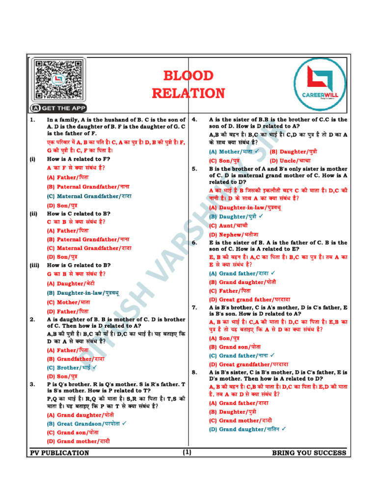 Blood Relation - Crwill | PDF
