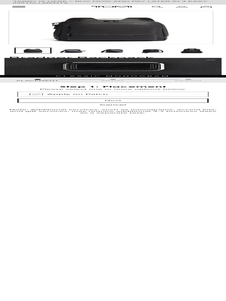 Bradner Backpack Leather - TUMI Saudi Arabia | PDF | Backpack | Baggage