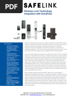 Traka Touch Pro L Datasheet A4 | PDF | Computers