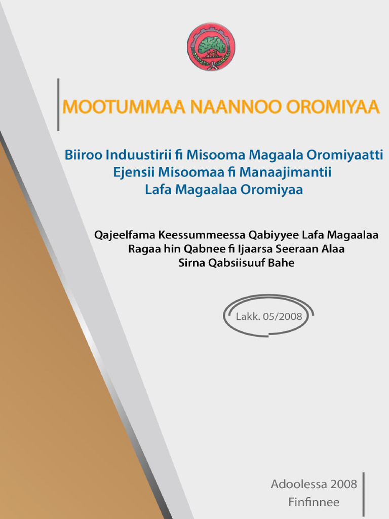 Qajeelfama Keessummeessa Qabiyyee Lafa Magaalaa Ragaa Hin Qabneefi | PDF