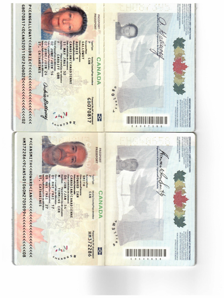 Agalloway1@cogeco - Ca 96 - PASSPORTS | PDF