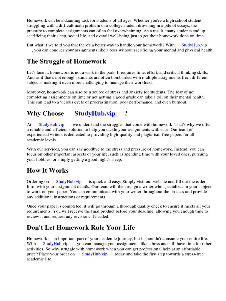 Homework Like A Boss | Download Free PDF | Privacy | Homework
