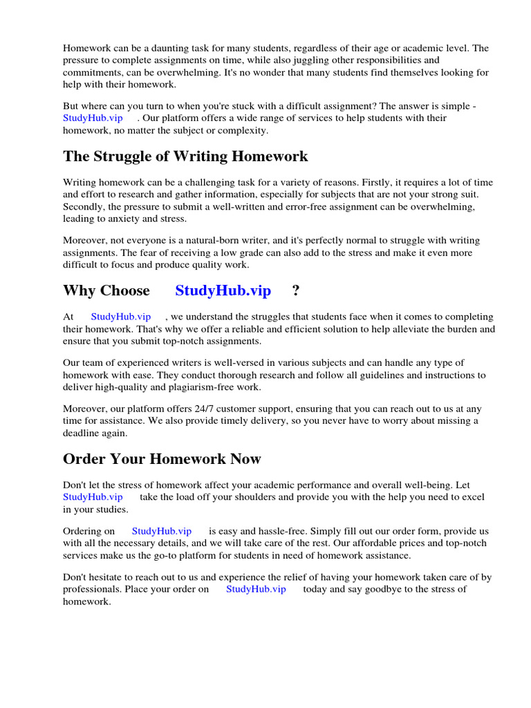 Homework Looking Stuff | PDF | Homework