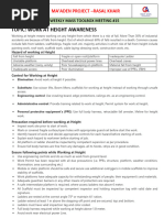 Behavioral Based Safety BBS Observation Checklist | PDF | Personal ...