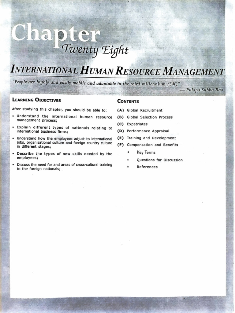 AHRM - International HR Management | Download Free PDF | Self Efficacy | Human Resource Management