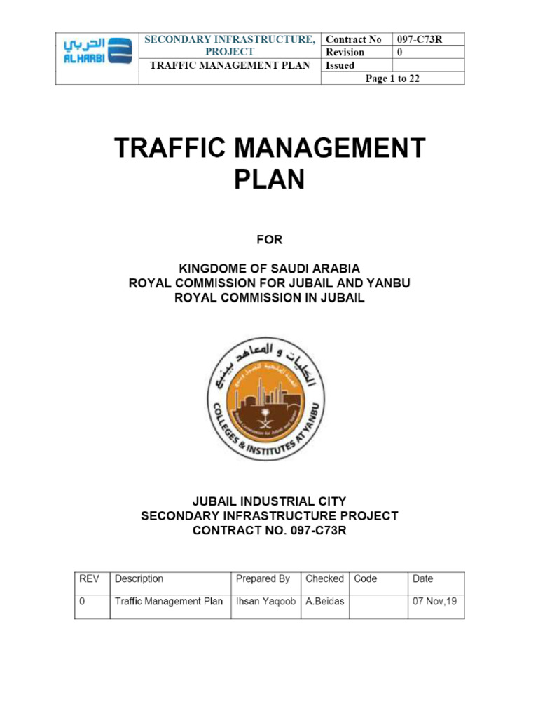 Traffic Management Plan | PDF