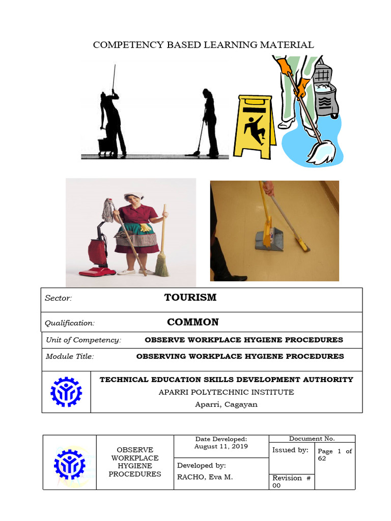 Workplace Hygiene Procedures Guide | PDF | Hygiene | Hand Washing