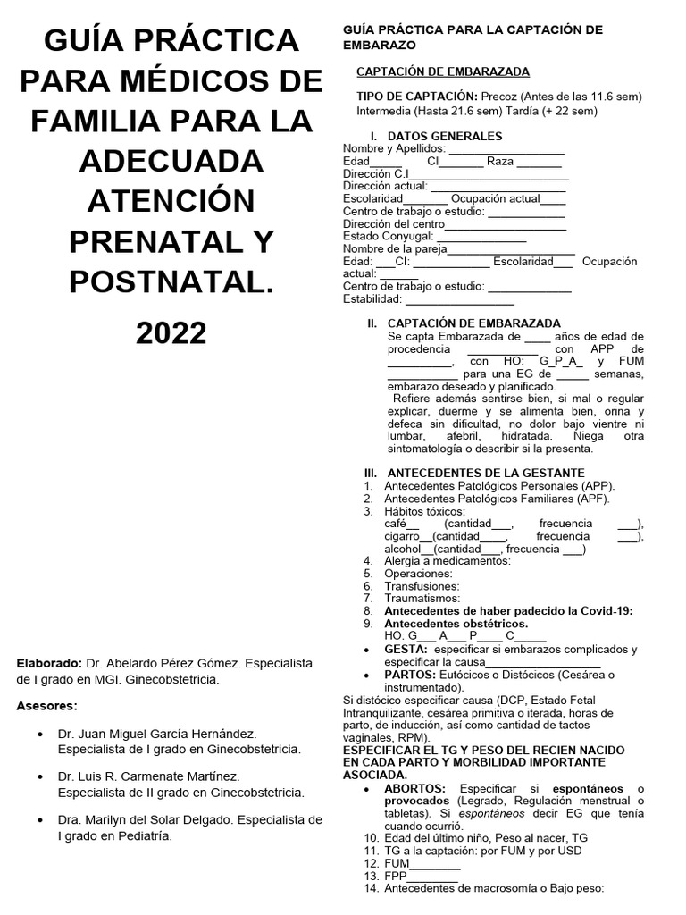 Guias de Consulta para Aps | PDF | El embarazo | Periodo posparto