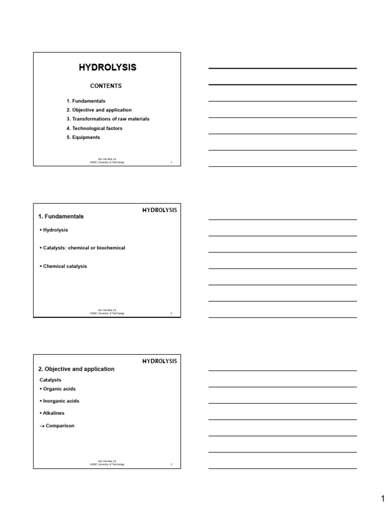 Hydrolysis | PDF | Hydrolysis | Starch