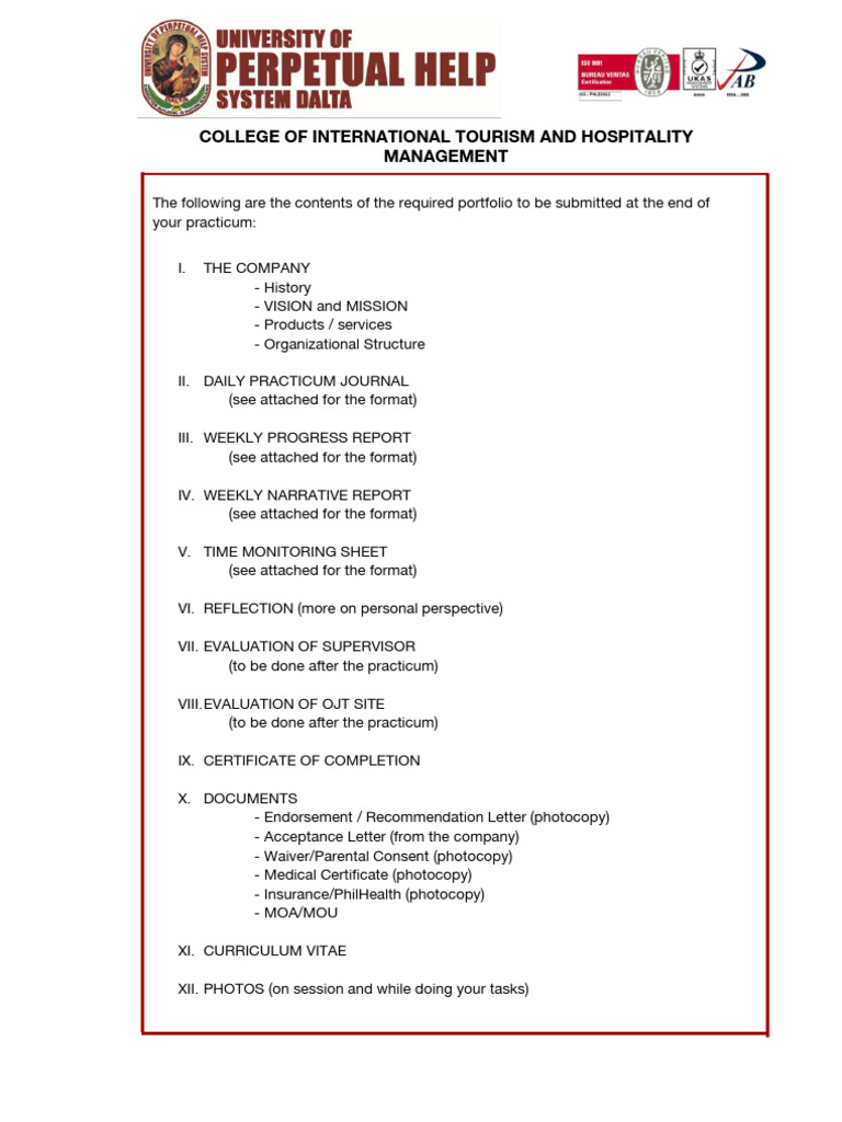 ENRICO Practicum Documents | PDF | Restaurants | Foodservice