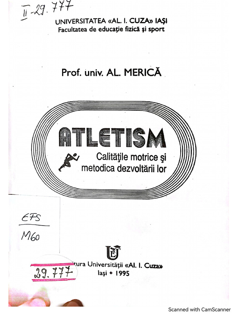 Carte-PDF- Calitati Motrice Si Metodica Dezvoltarii Lor- Merică | PDF