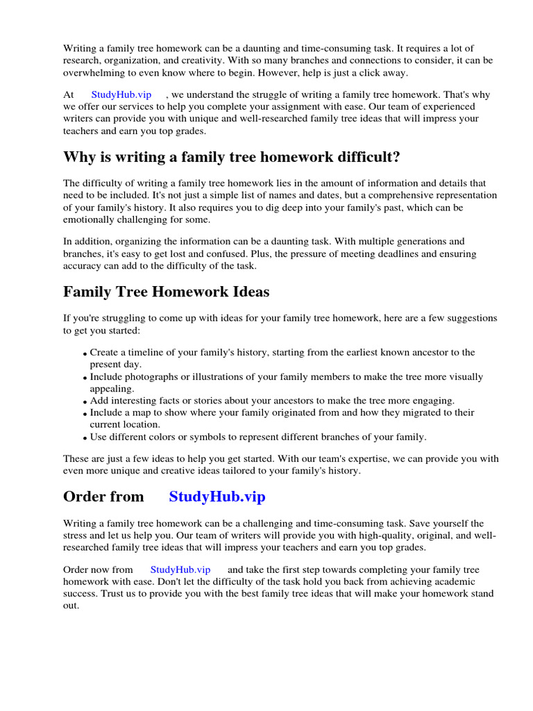 Family Tree Homework Ideas | PDF | Http Cookie | Safari (Web Browser)