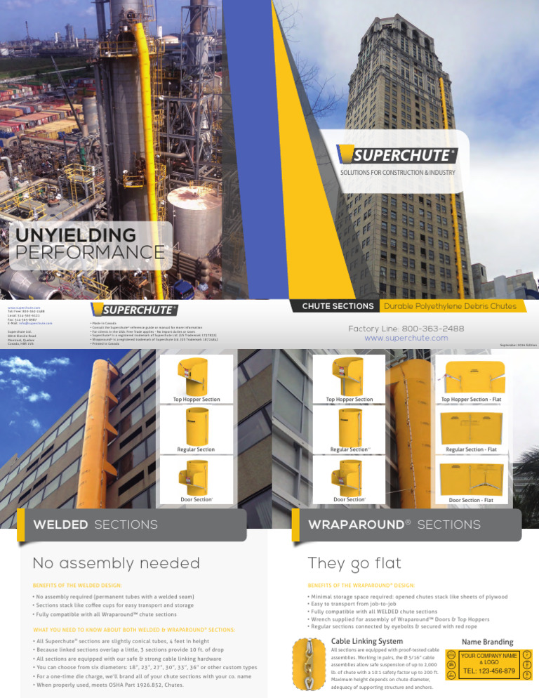 Superchute Chute Sections | PDF
