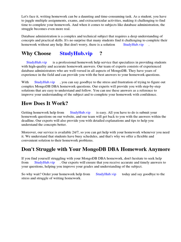Mongodb DBA Homework Answers | PDF | Mongo Db | Replication (Computing) Mongodb DBA Homework Answers | PDF | Mongo Db | Replication (Computing)