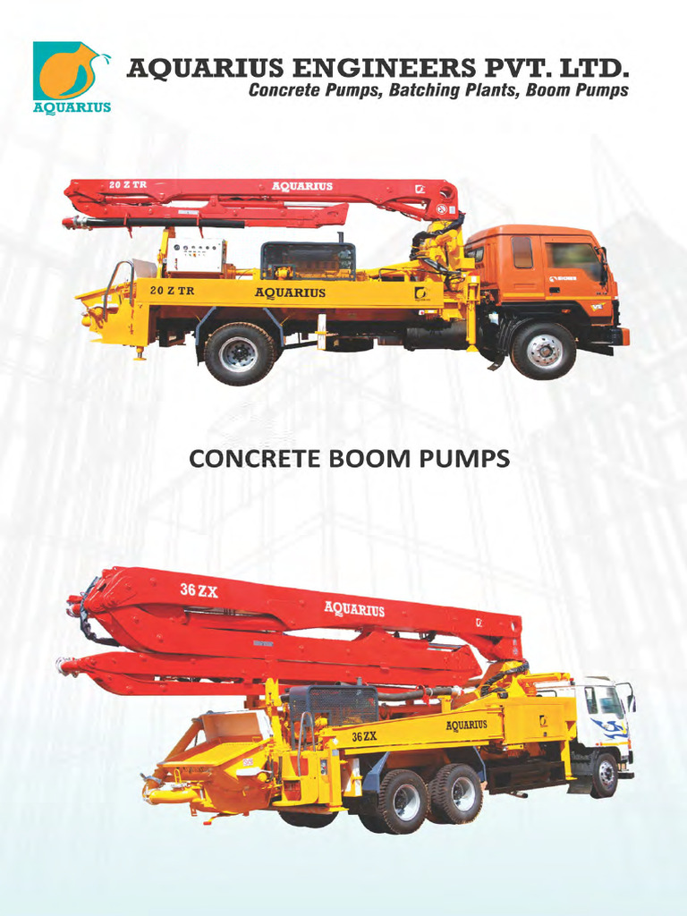 Aquarius Stationary Boom Placer SB 32 | PDF