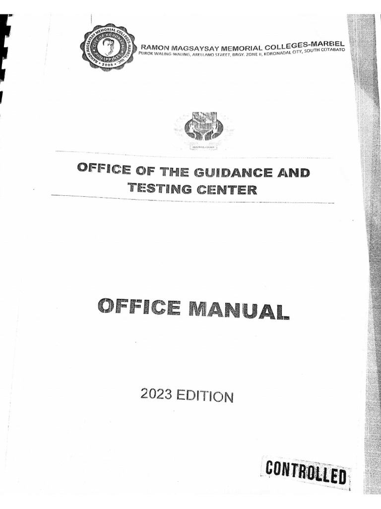 Ofiice Manual Guidance | PDF