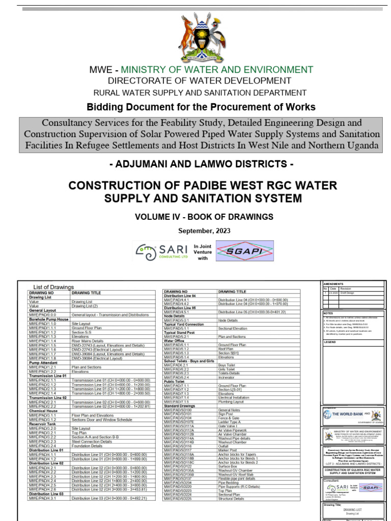 Volume 4-2 (C) - Book of Drawings For Padibe RGC | PDF | Water Supply | Hydrology