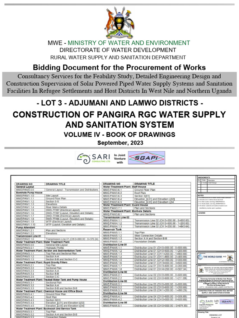 Volume 4-2 (B) - Book of Drawings For Pangira RGC | PDF | Water Supply ...