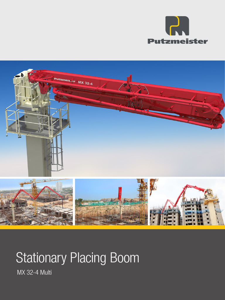 stationary-concrete-placing-boom-mx-32-4-multi | PDF | Crane (Machine ...