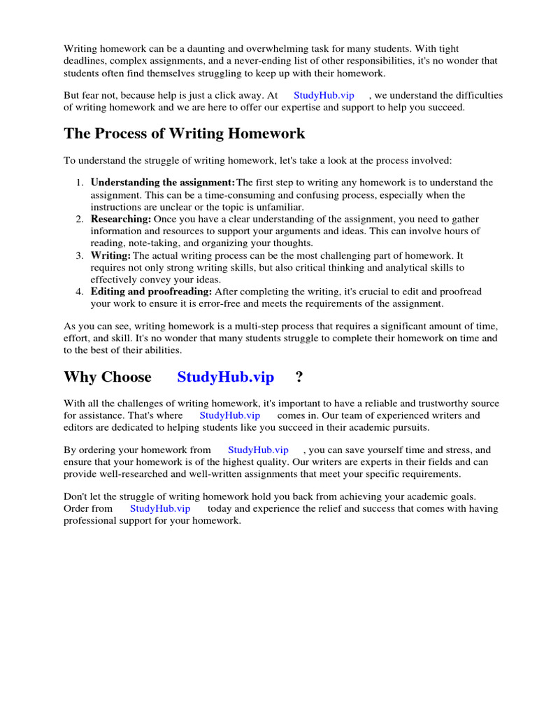 Homework Flowchart | PDF