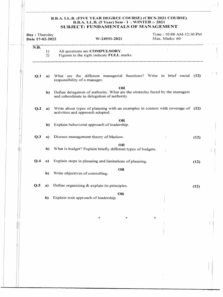 24931-FUNDAMENTALS_OF_MANAGEMENT | PDF