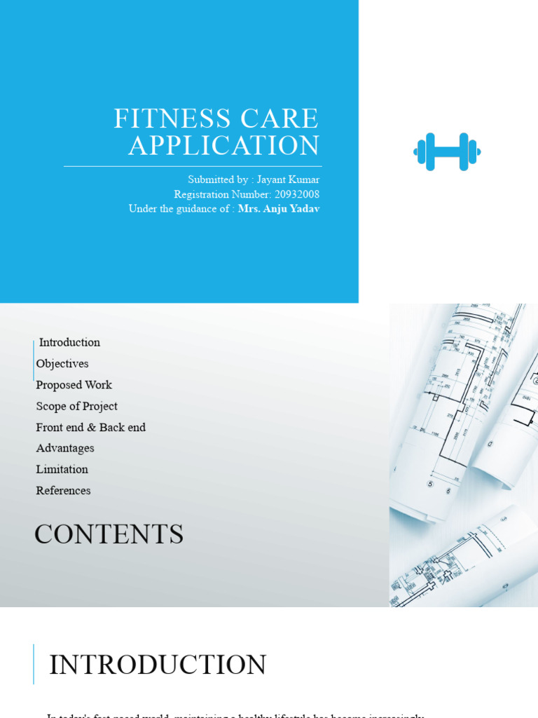 Fitness Care Application | PDF | Physical Fitness | Application Software