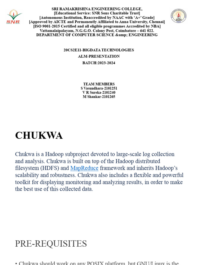 Chukwa 1 | PDF | Apache Hadoop | Computer Science